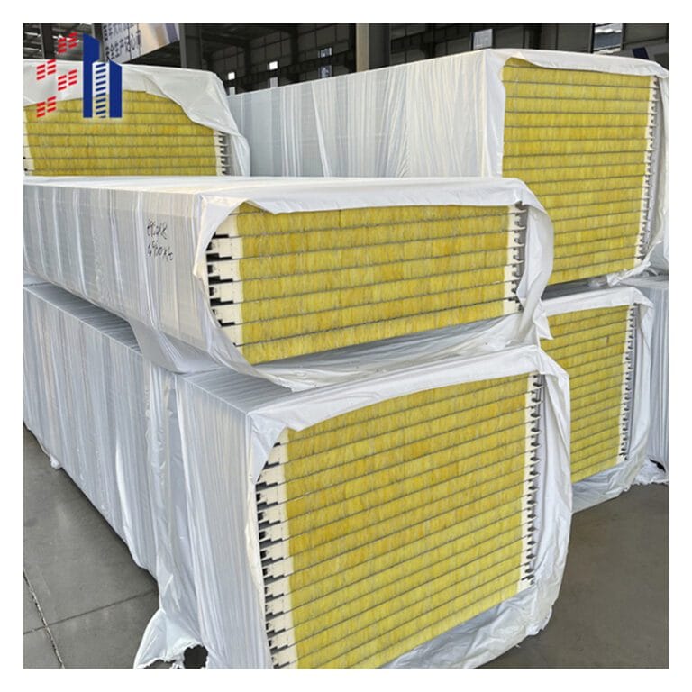 Glass Fiber Rock Wool Wall Panels - Shang He Sandwich Panel